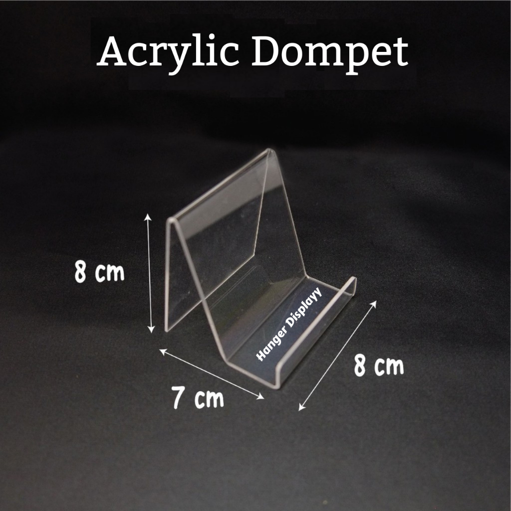 Jual ACRYLIC DOMPET COWOK AKRILIK MIKA STAND | Shopee Indonesia