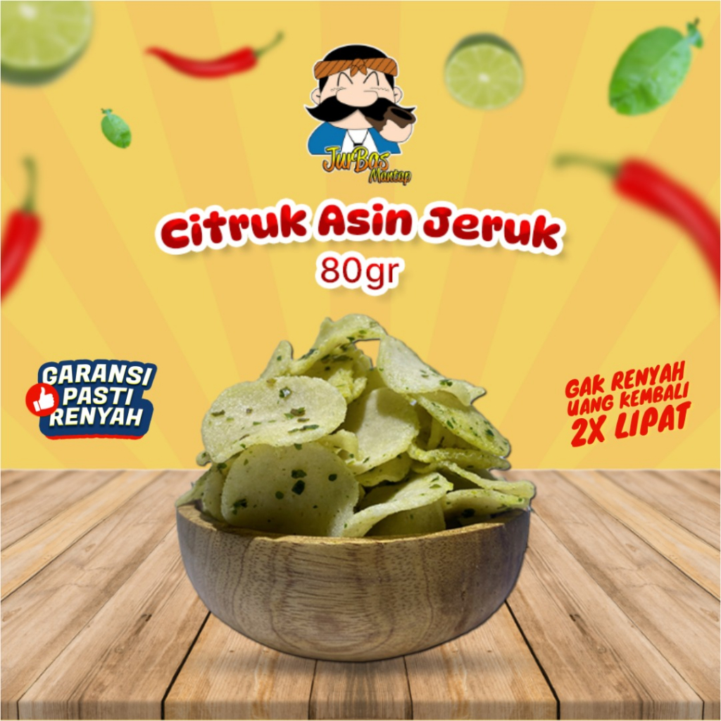 Jual Citruk 80 gram Asin Jeruk by Juragan Basreng | Shopee Indonesia