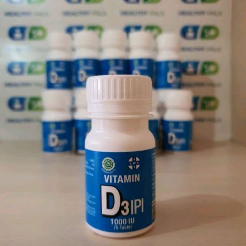 Jual Vitamin D3 1000iu IPI 75 Tablet | Shopee Indonesia