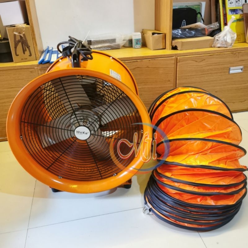 Jual Kipas Blower Ventilator Blower 20 inch Plus Selang Flexible Duct 5 ...