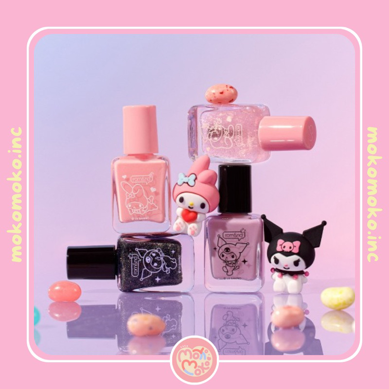 Jual Romand X Sanrio Kuromi My Melody Mood Pebble Nail Polish | Shopee ...