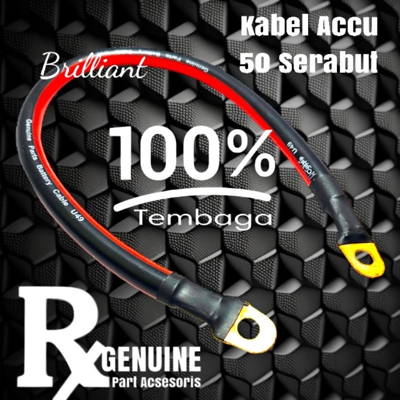 Jual Kabel Aki / Accu Mobil - Kabel dan Sekun Tembaga Asli - 30cm / 50cm / 75cm / 100cm | Shopee ...