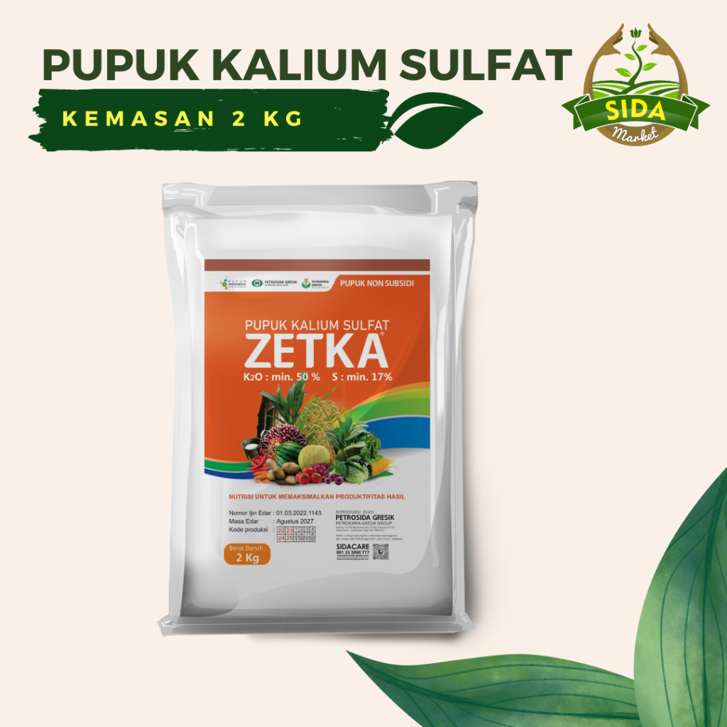 Jual Pupuk ZK Kalium Sulfat Kemasan 2 Kg | Shopee Indonesia
