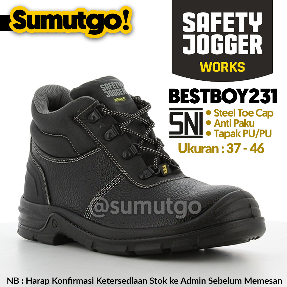 Jual [ TERLARIS ] SAFETY JOGGER BESTBOY231 S3 / Bestboy Sepatu Safety ...