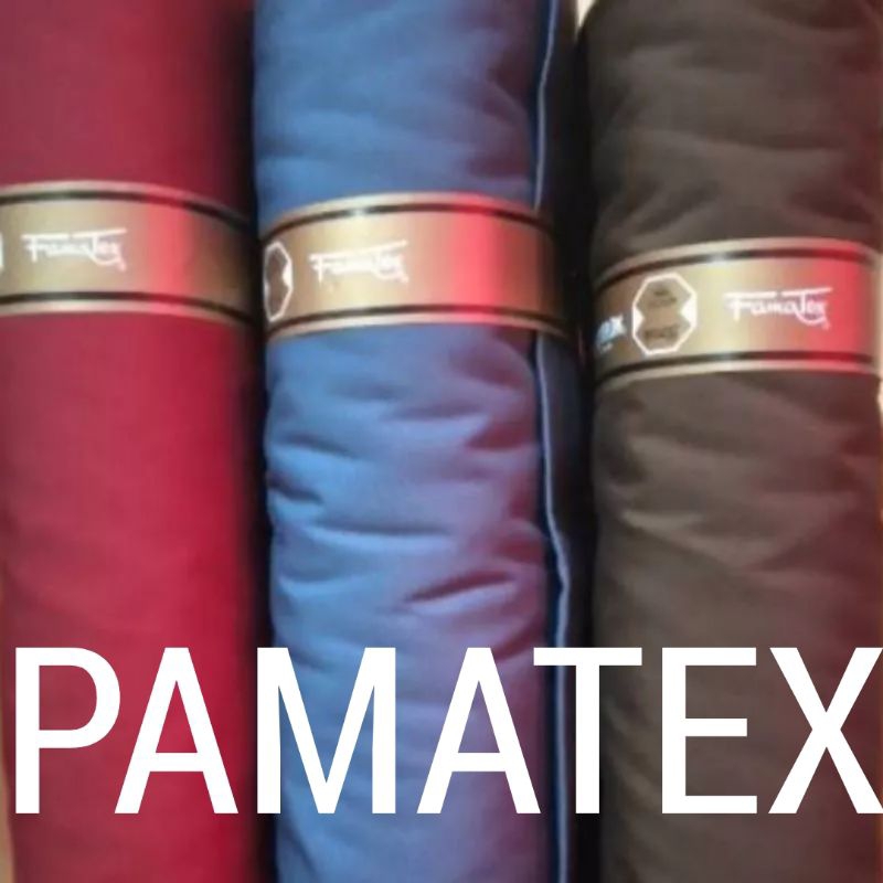 Jual kain pamatex 100% original meteran,per 0,25m-05m kain seragam SDN ...