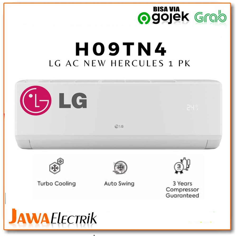 Jual AC LG 1 PK + PASANG LG NEW HERCULES LG H09TN4 Turbo Cooling ...