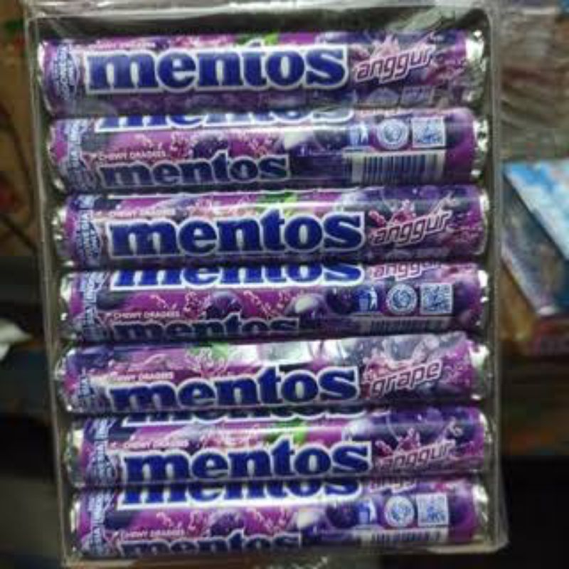 Jual Mentos Permen Anggur Roll 37gram (2pcs) | Shopee Indonesia