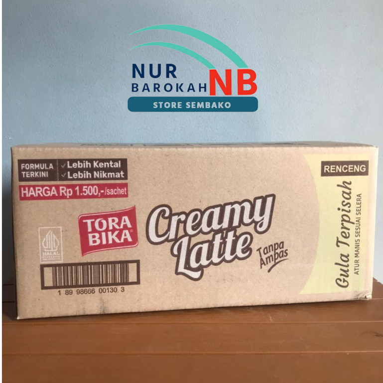 Jual TORABIKA CREAMY LATTE 1 DUS (120 sachet) | Shopee Indonesia