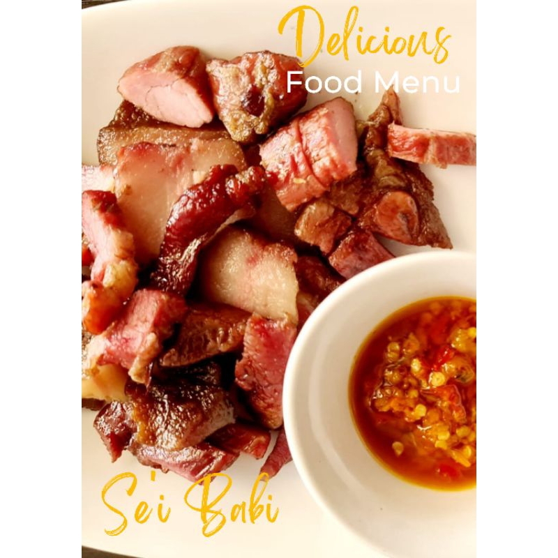 Jual Sei Babi / Sei B2, smoked pork vacuum pack 250 dan 500gr extra ...