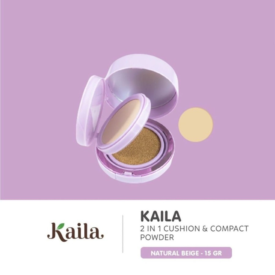 Jual Cushion Kaila Beaute 2in1 SPF 50+ PA+++ | Foundation + Compact ...