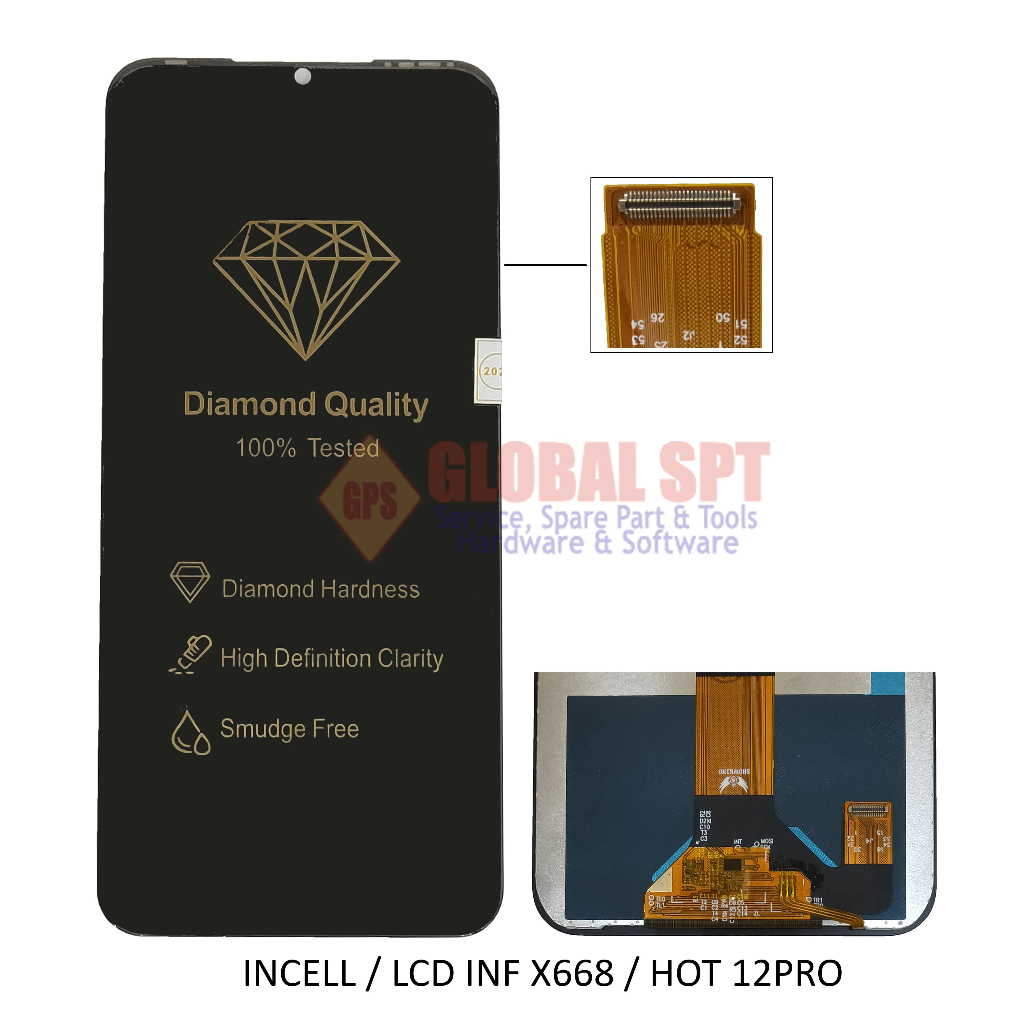 Jual LCD TOUCHSCREEN INFINIX X668 / HOT 12 PRO | Shopee Indonesia