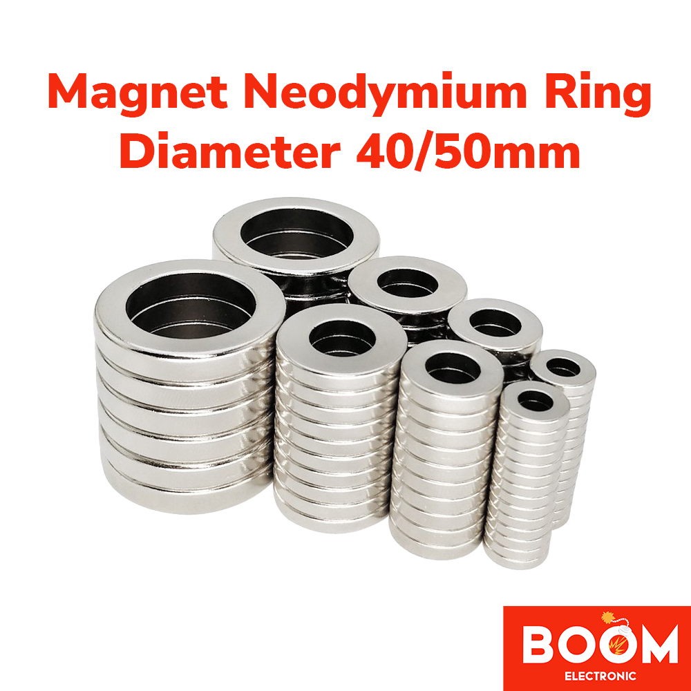 Jual Magnet Neodymium Ring Diameter 40mm dan 50mm | Shopee Indonesia