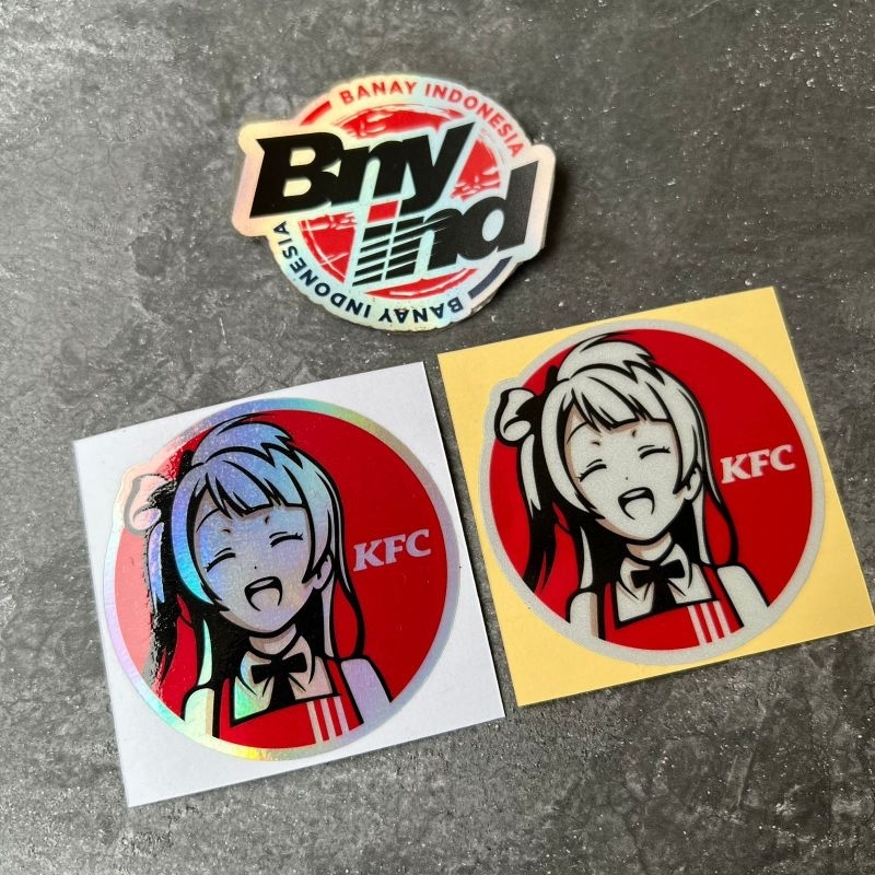 Jual Stiker Sticker KFC Kotori Fried Chicken Love Live princutt ...