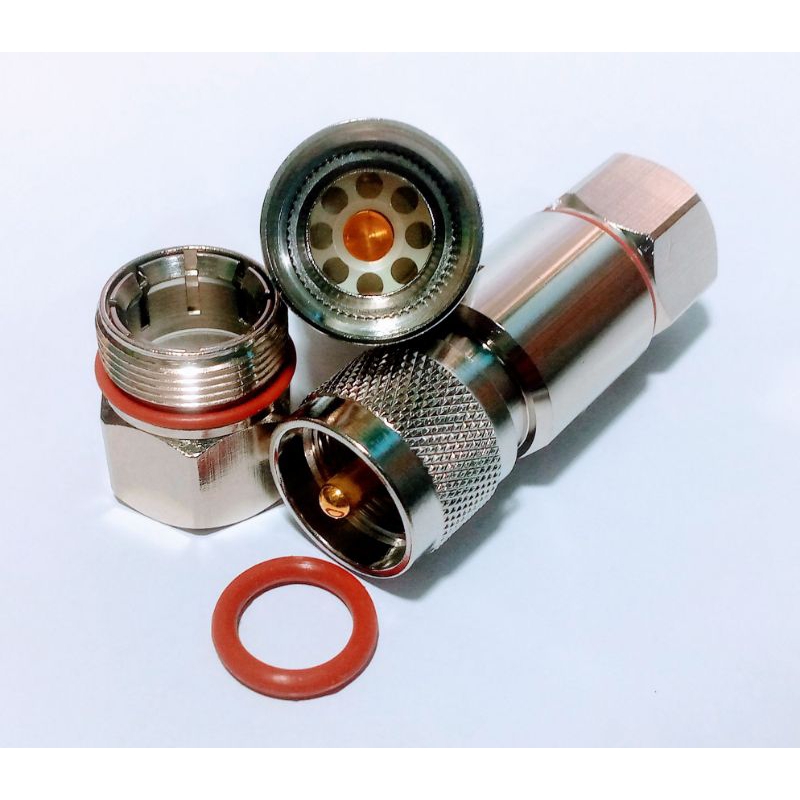Jual Konektor PL 5/8 untuk heliax 1/2R inner gold | Shopee Indonesia