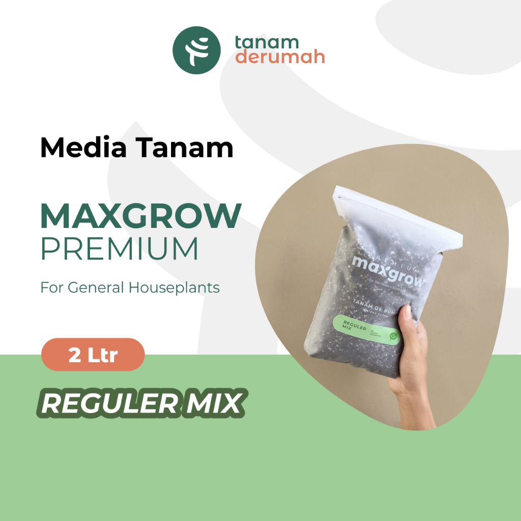 Jual TANAMDERUMAH - Media Tanam Maxgrow Premium / Metan Organik Tanaman Hias Daun / Metan Subur ...