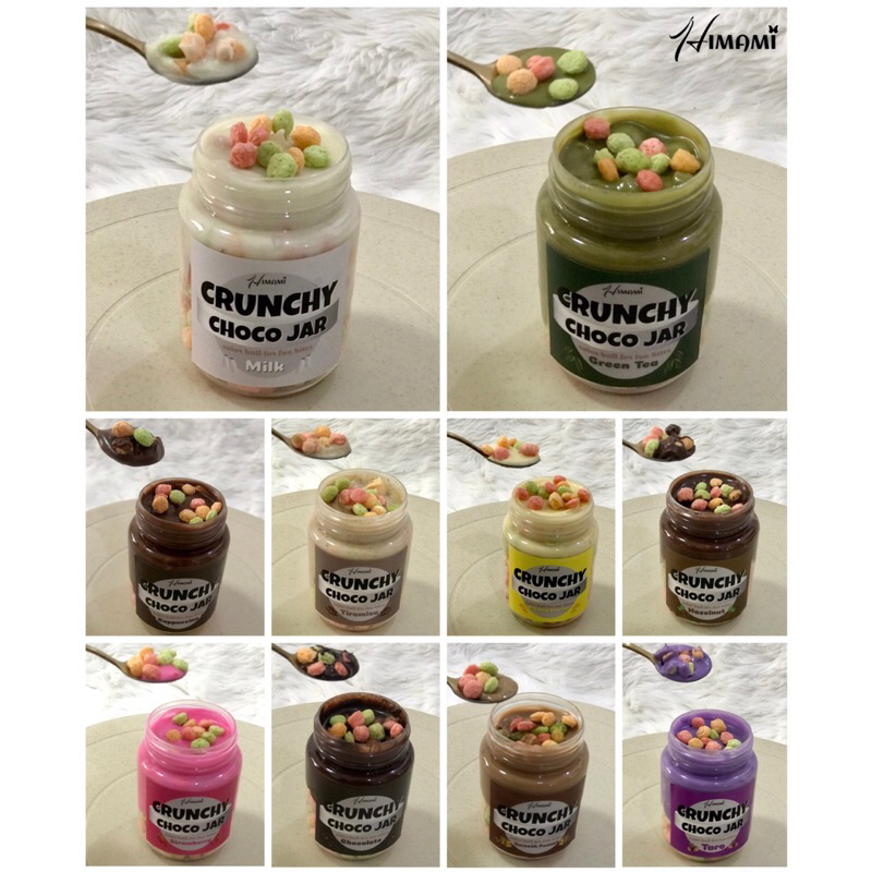 Jual HIMAMI CRUNCHY CHOCO JAR - COKLAT LUMER GREEN TEA DESSERT SNACK ...