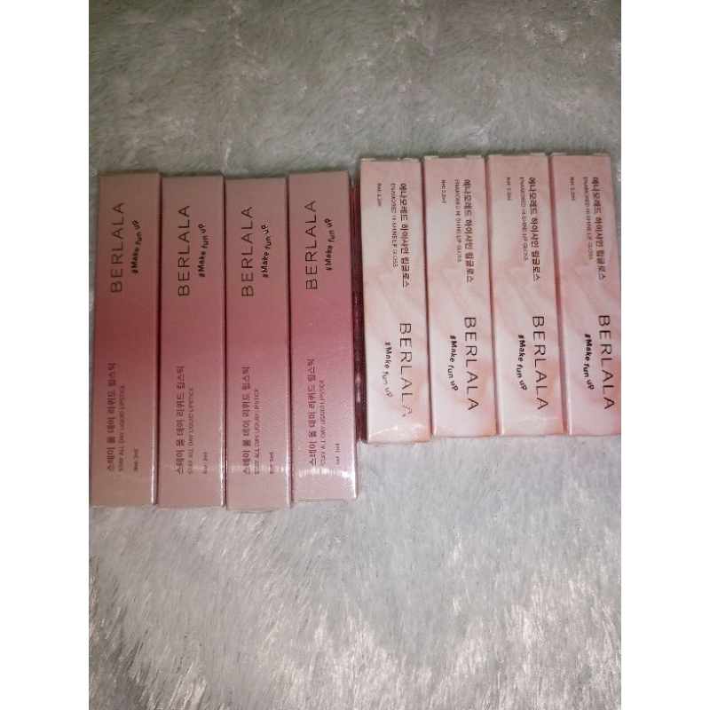 Jual BERLALA LIP CREAM AND LIP GLOSS ORIGINAL | Shopee Indonesia