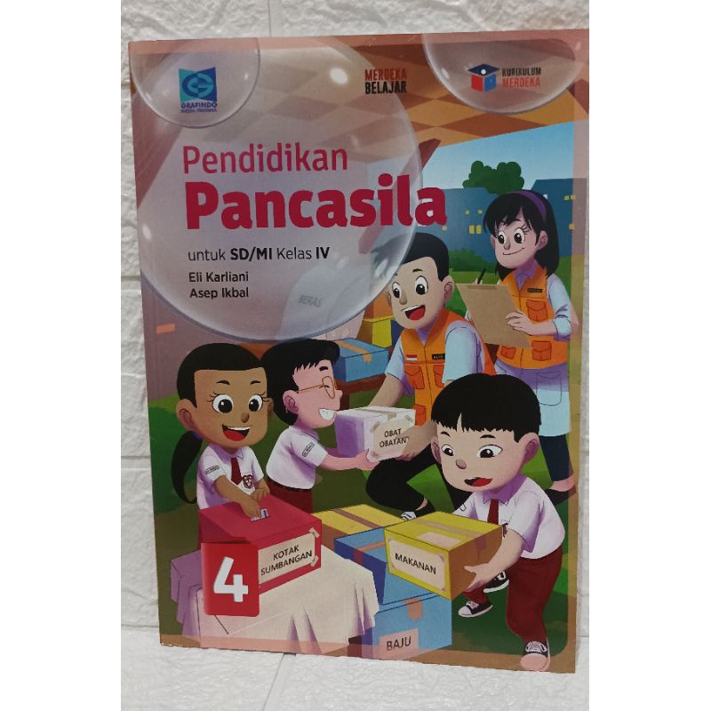 Jual Grafindo Pendidikan Pancasila SD MI Kelas 4 IV Kurikulum Merdeka | Shopee Indonesia