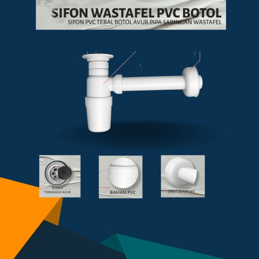Jual Sifon Wastafel PVC Sifon Botol PVC Afur Pipa Saluran Buang ...