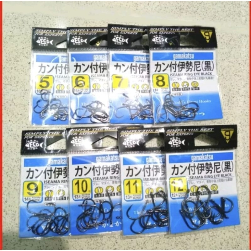 Jual MATA KAIL GAMAKATSU ISEAMA RING EYE BLACK | Shopee Indonesia