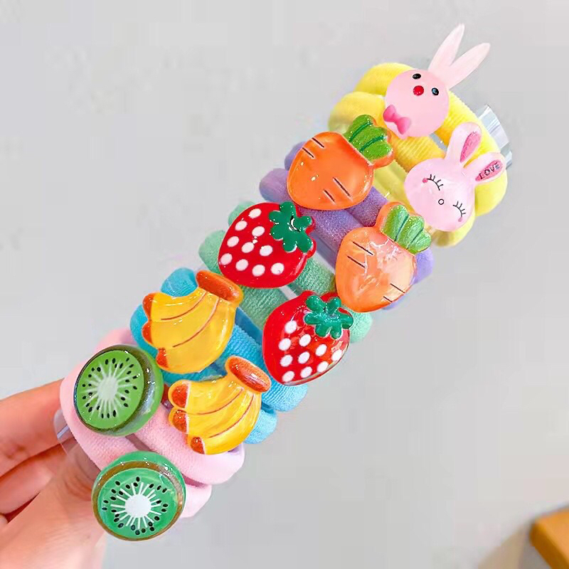 Jual (ISI 10 PCS) KUCIR RAMBUT ANAK GAYA KOREA MOTIF DAN MODEL LUCU ...