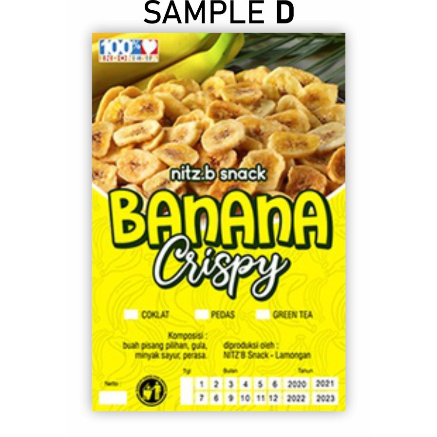 Jual STIKER LABEL SNACK UMKM | Shopee Indonesia