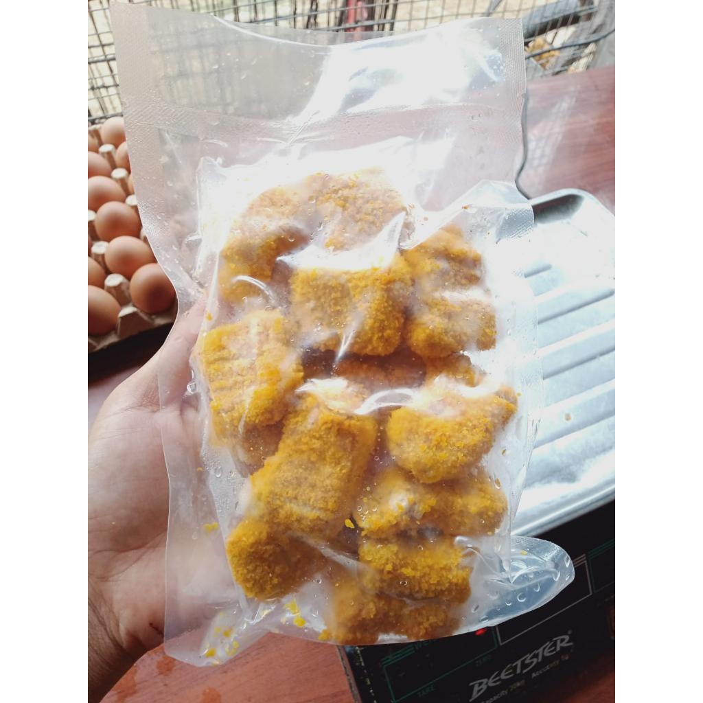 Jual nugget ayam kemasan 240 sd 250gram/nugget ayam homemade premium ...