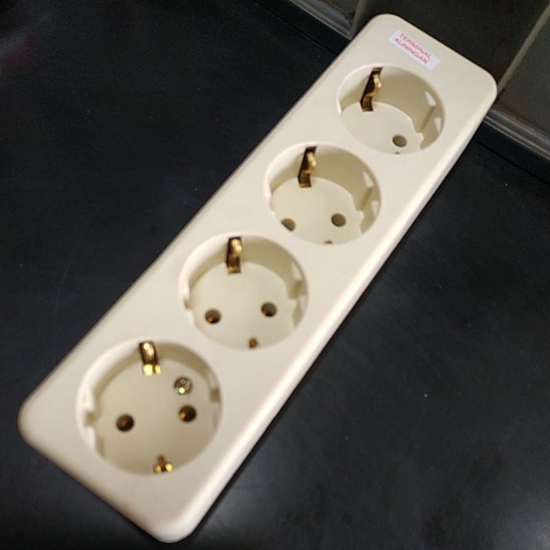 Jual stop kontak arde 4L uticon terminal kuningan | Shopee Indonesia