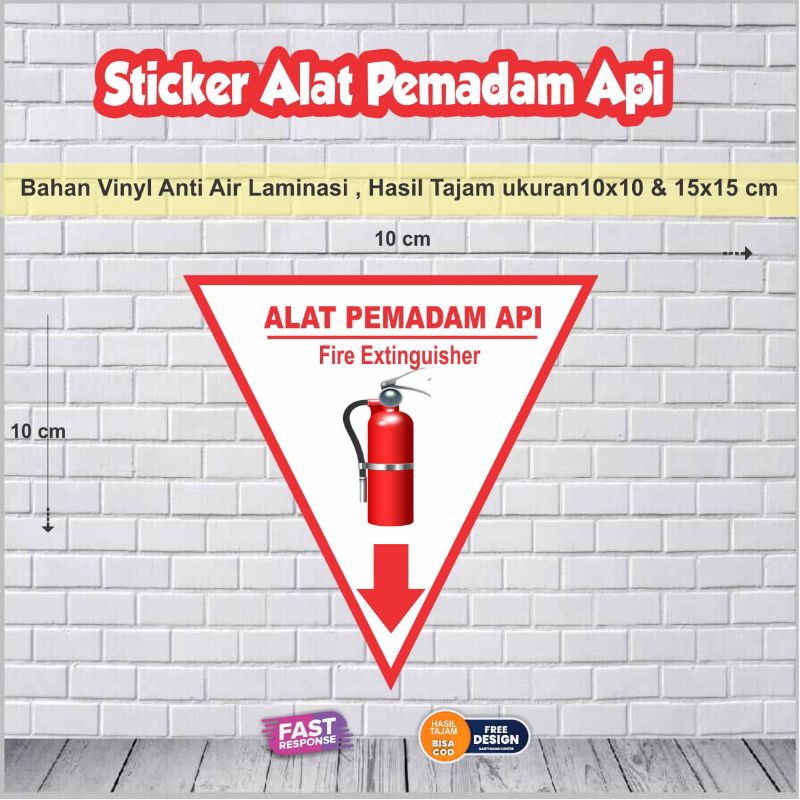 Jual Stiker Alat pemadam Api / Apar vinyl Anti air | Shopee Indonesia