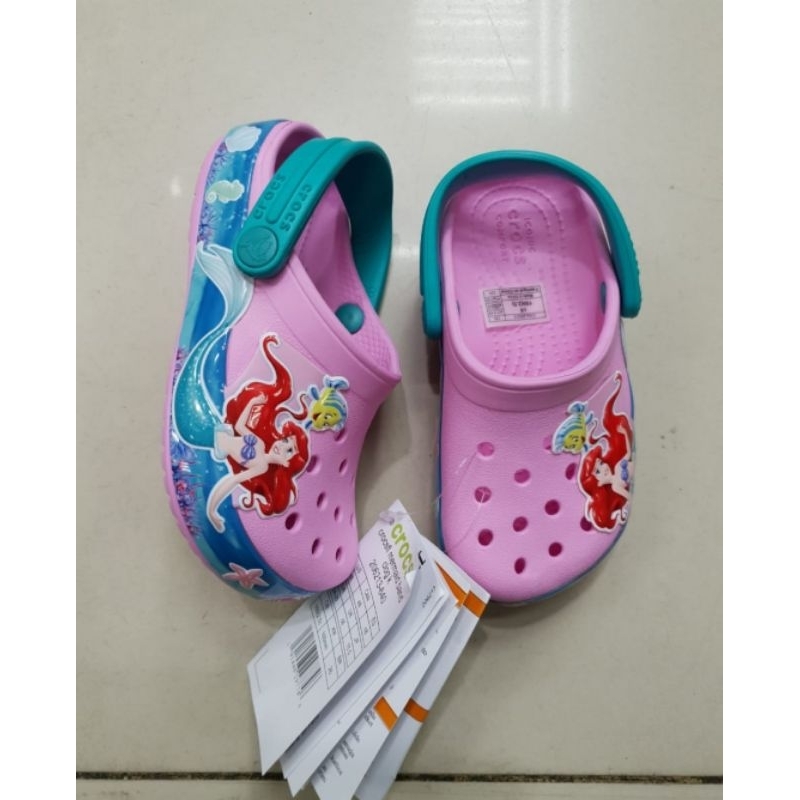 Jual Crocs anak mermaid / sandal crocs anak mermaid / Crocs ariel ...