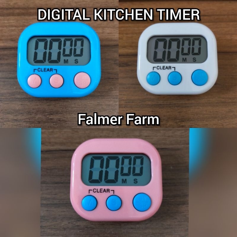 Jual DIGITAL KITCHEN TIMER / STOPWATCH CUTE / ALARM MASAK DAPUR ROTI ...