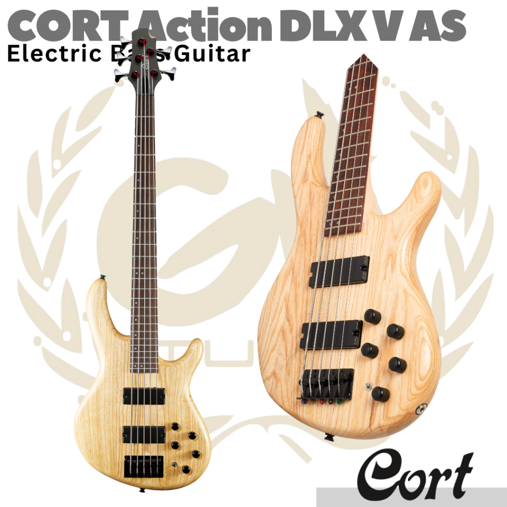 Jual CORT Action DLX V AS 5 Strings Electric Bass | Listrik Elektrik D ...