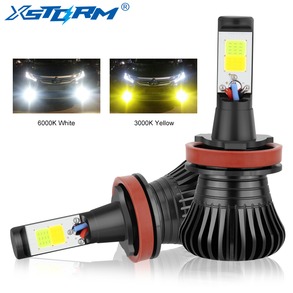Jual XSTORM 2pcs Lampu Kabut Depan Mobil H11 Led H8 H11 9005 Hb3 9006 Hb4 880 881 Dua Warna ...