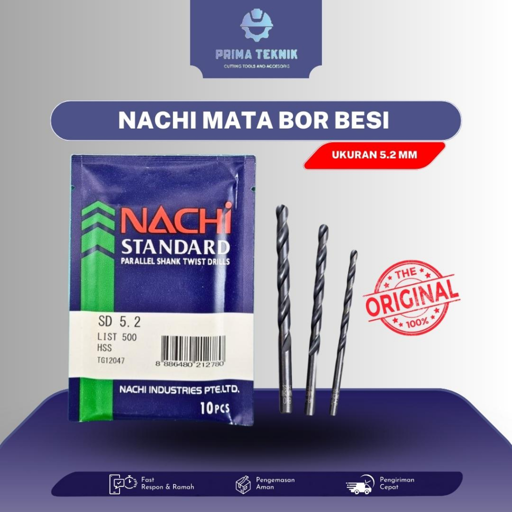 Jual DRILL NACHI SD 5.2 mm || MATA BOR 5 2 mm | Shopee Indonesia