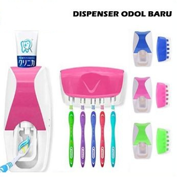 Jual Rak Tempat Sikat Gigi Dispenser Odol Model Baru Toothpaste ...