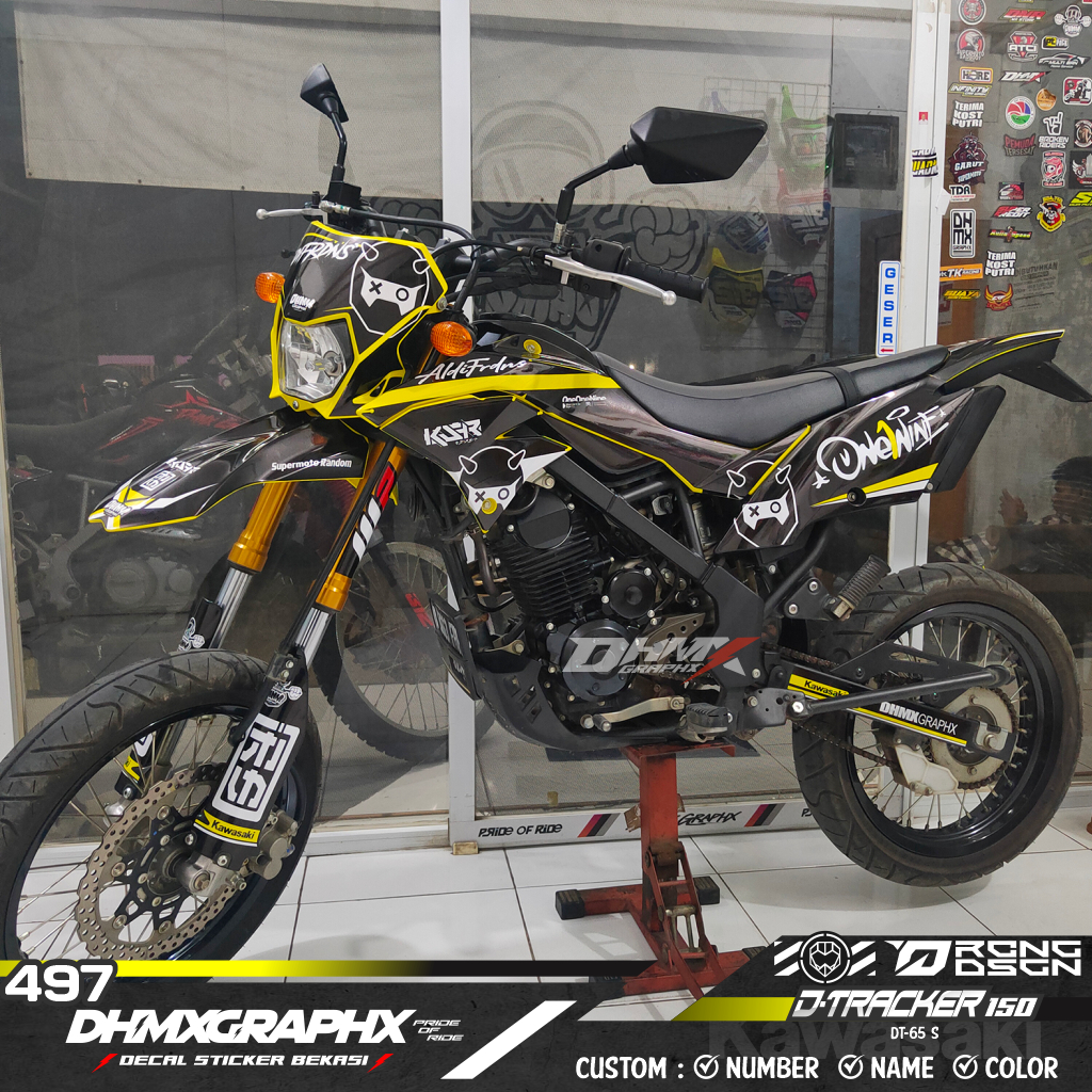 Jual DHMX Decal Sticker D Tracker D-Tracker 150 (DT-65 S) | Shopee Indonesia
