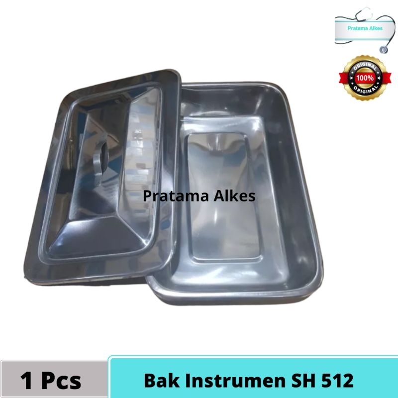 Jual Bak Instrumen 512 | Baki Logam 512 | Tempat Alat Medis Stainless ...
