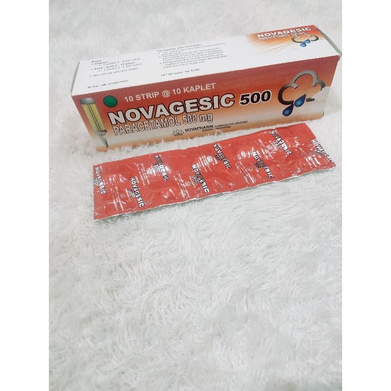 Jual NOVAGESIC 500MG BOX 1BOX 10STRIP | PARACETAMOL 500MG ISI 10STRIP ...