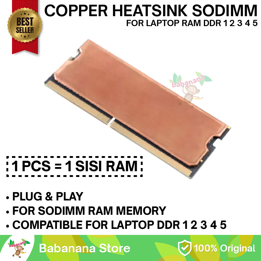 Jual HEATSINK RAM SODIMM LAPTOP COOLER MEMORY DDR1 DDR2 DDR3 DDR4 DDR5 | Shopee Indonesia