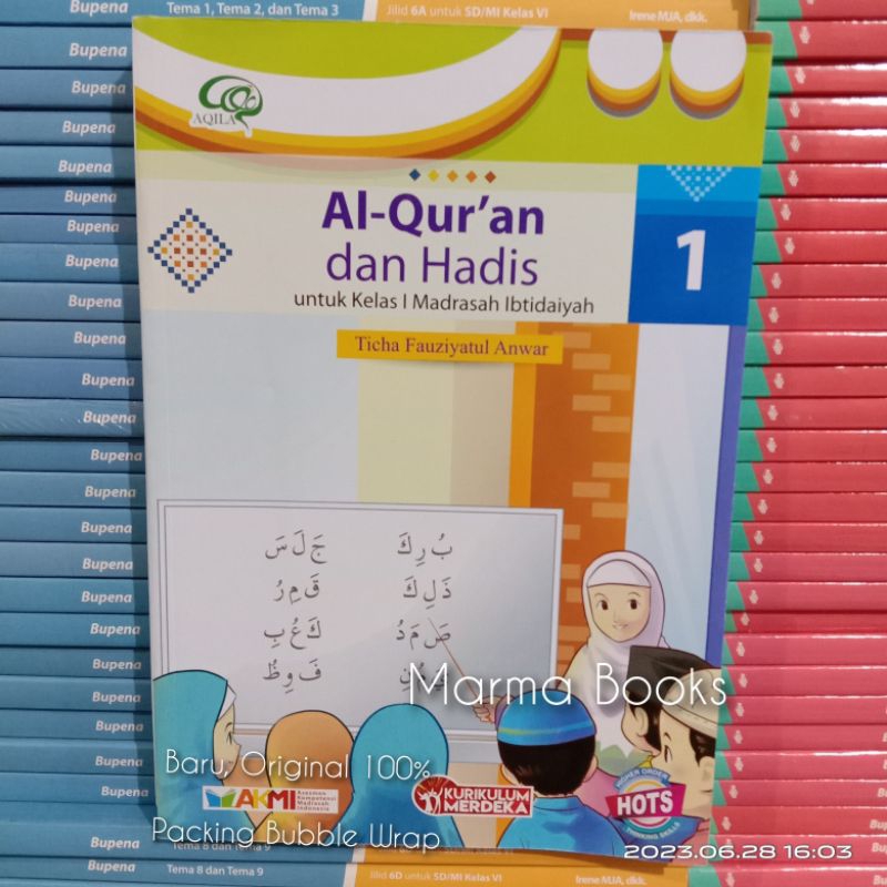 Jual Buku Kelas 1 MI Kurikulum Merdeka AKM HOTS Aqila / Bahasa Arab Fiqih Al Quran Hadis Akidah ...