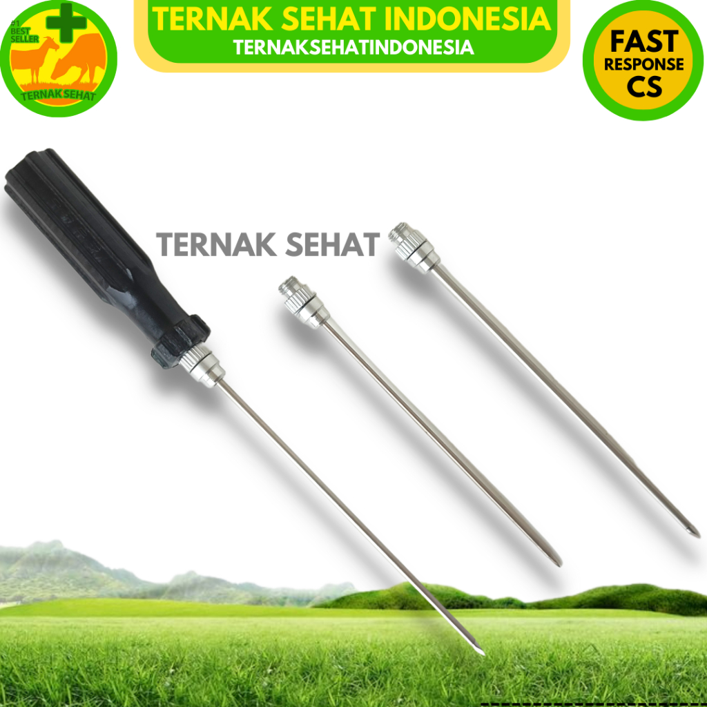 Jual TROCAR SAPI UNIVERSAL 1 PCS - Alat Penghilang Kembung Pada Sapi ...