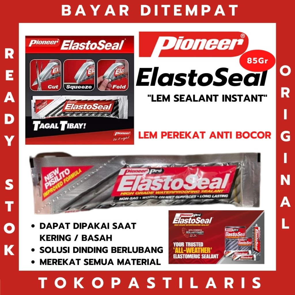 Jual Lem Atap Rumah Anti Bocor Pioneer Elastoseal Perekat Dinding ...