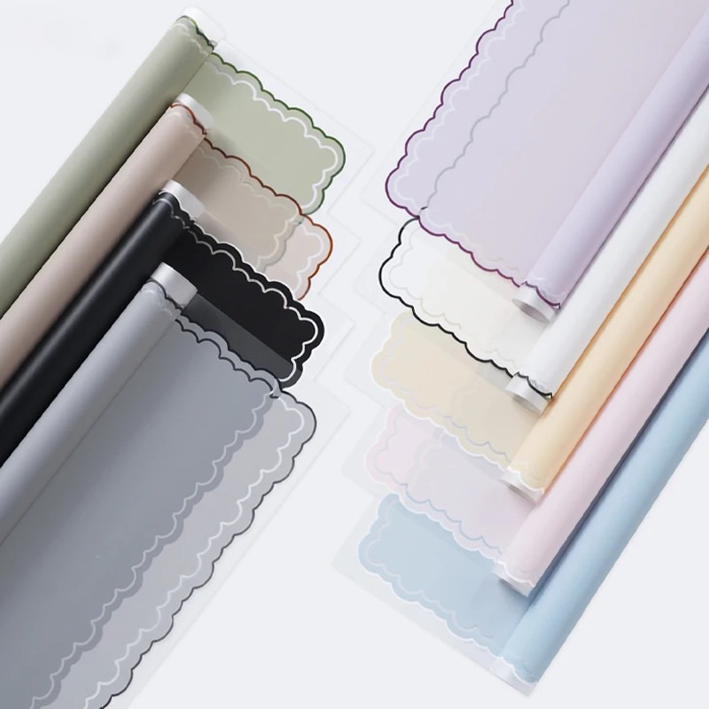 Jual Kertas Bucket Cellophane List Cloud Transparan/Kertas Bucket Motif ...