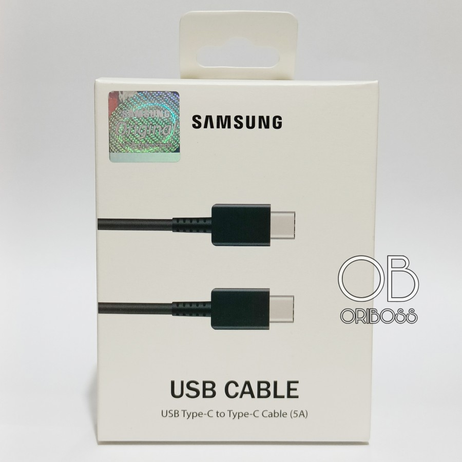 Jual Kabel SAMSUNG Original 5A Cable Type C to C Fast Charging 45W ...
