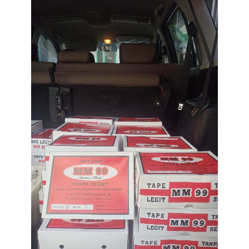 Jual tape manis khas kota jember/tape singkong madu/ tape jember manis ...