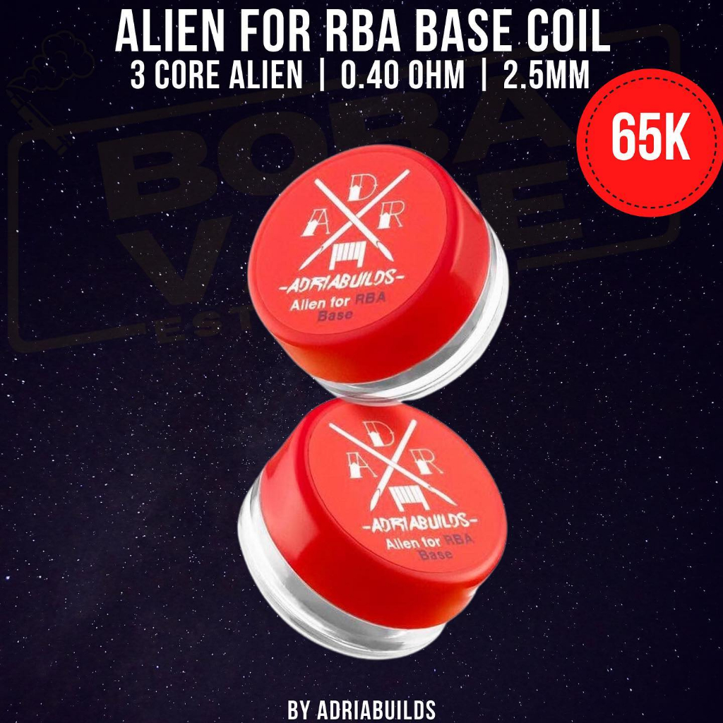 Jual ADRIABUILDS RBA COIL 0.4 OHM 3 CORE ALIEN COIL | Shopee Indonesia