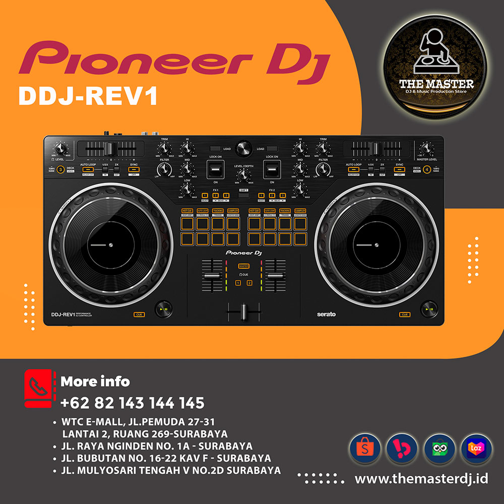 Jual [Ready Stock] Pioneer DJ DDJ REV1 | DDJ-REV1 | DDJ REV 1 Serato DJ ...