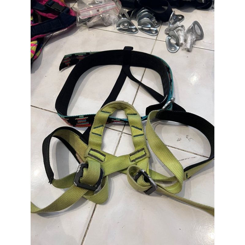 Jual Seat harness beal kids half body harness caving climbing rescue ...