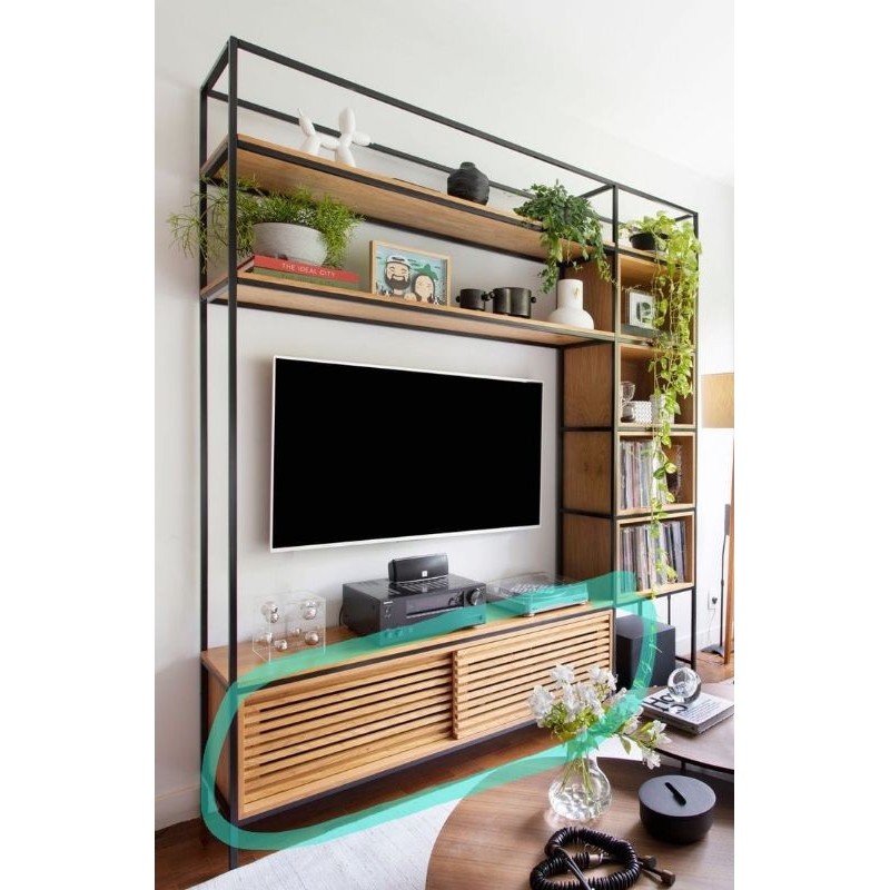 Jual BACKDROP TV RAK SEKAT RUANG RAK TV | Shopee Indonesia