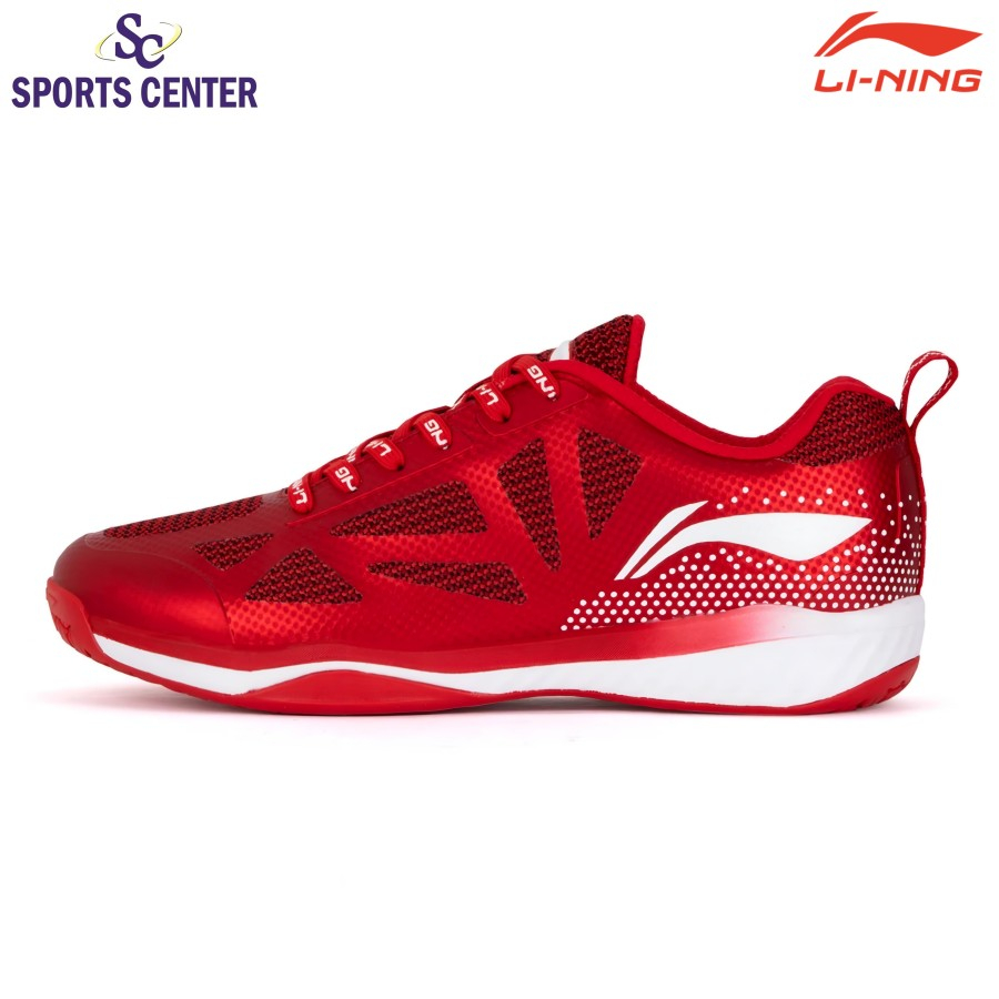 Jual New Sepatu Badminton Lining Ultra Fly II / 2.0 AYTT049 Red / White ...